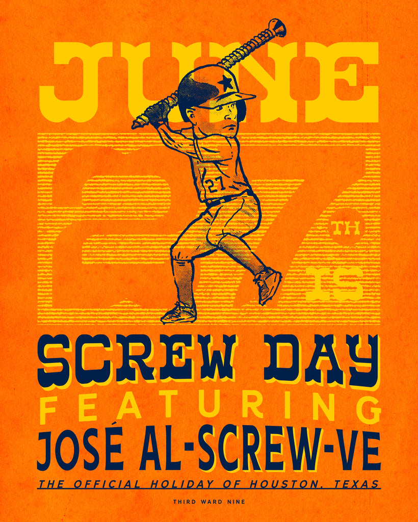 June 27th Screw Day Poster – Third Ward Nine